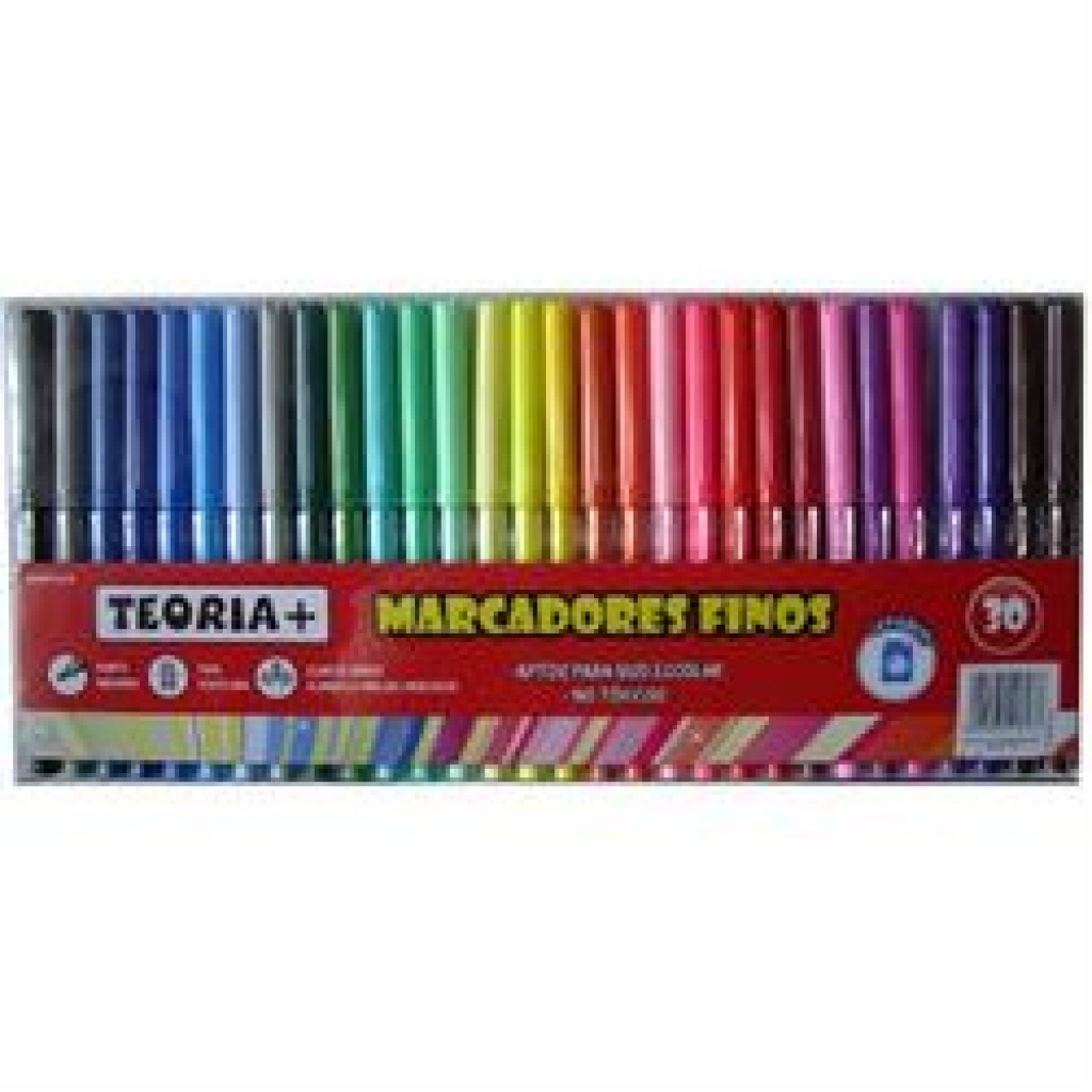 Marcadores Finos Teoría 30 und