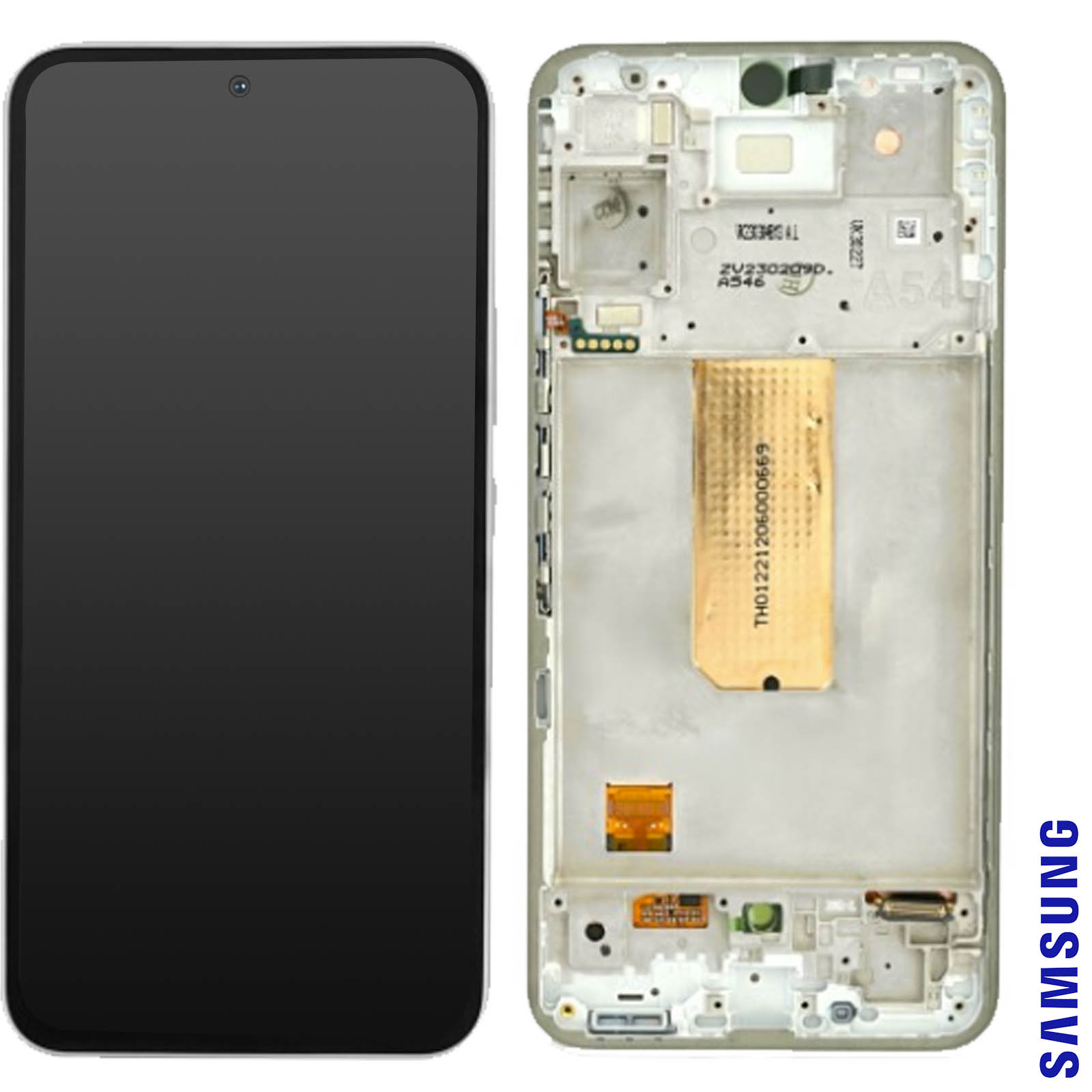 Display Samsung A546/A54 Comp. c/Marco Blanco (GH82-31231B/31232B)