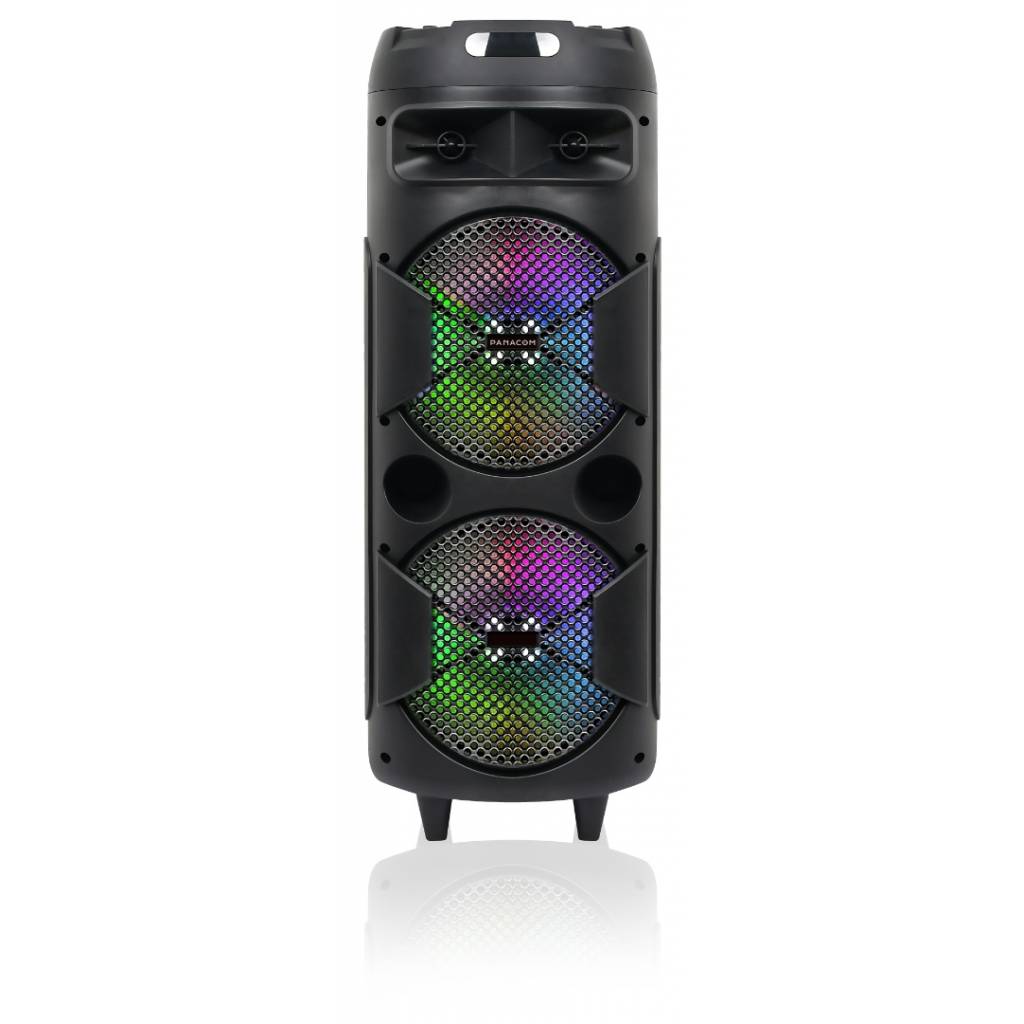 Parlante Bluetooth SP-3438 USB/FM/TF/Aux/Mic Input Luces RGB TWS 20W 1800mAh Panacom