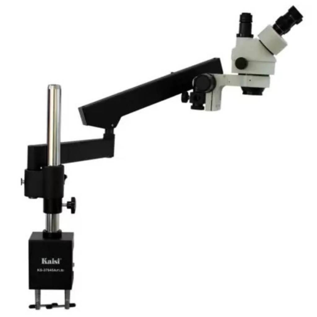 Microscopio Estereoscópico Trinocular 37045A-FLB Extractor MA3+ Blanco Kaisi