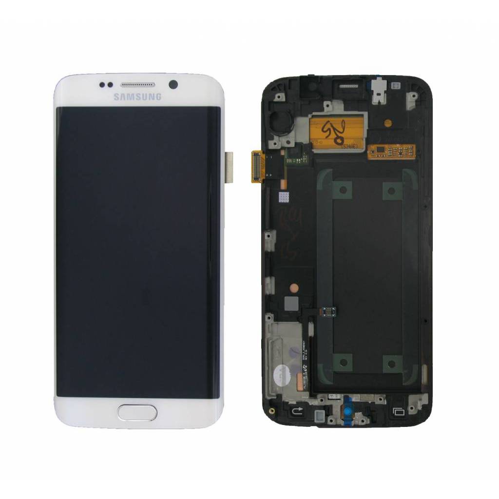 Display Samsung G925/G925f/S6 Edge Comp. Blanco (GH97-17162B)