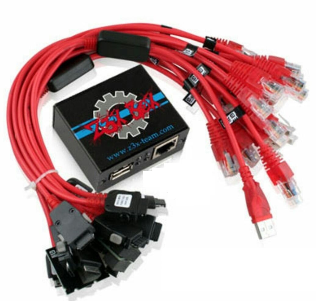 Z3X Box (Samsung + LG) con set de cables (56 Cables) Herramientas Software