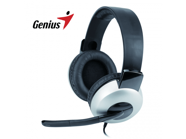 Audífono HS-05A 3 5mm x2 c/Micrófono Negro Genius