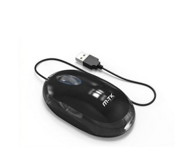K3100 - Mouse óptico USB Negro MTK